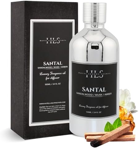 Amazon.com: Hotel Luxury Scents Santal Essential Oil for Diffusers ...