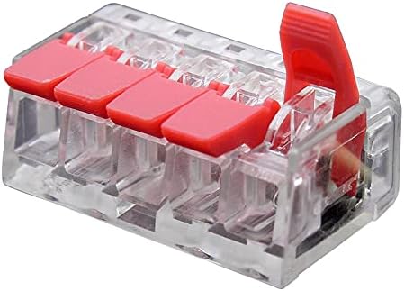 Amazon.com: HUFFA Wire Connector 25/50/100 PCS Model 221 Mini Quick ...