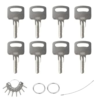Amazon.com: 455 Ignition Keys 8Pcs for Scissor Lift Boom Forklift Lifts ...