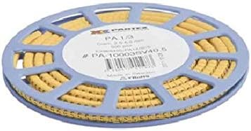 Partex PA-10003SV40.- - 500 x Cable Markers PA 1/3 - Letter"-" - diam 2 ...