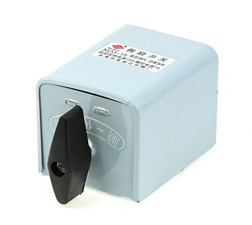 Woljay 60A 380V Forward Reversible Drum Switch Cam Starter Rain Proof ...
