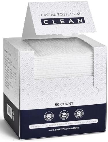 Amazon.com: Disposable Face Towels, Viscose Biodegradable Large Dry ...