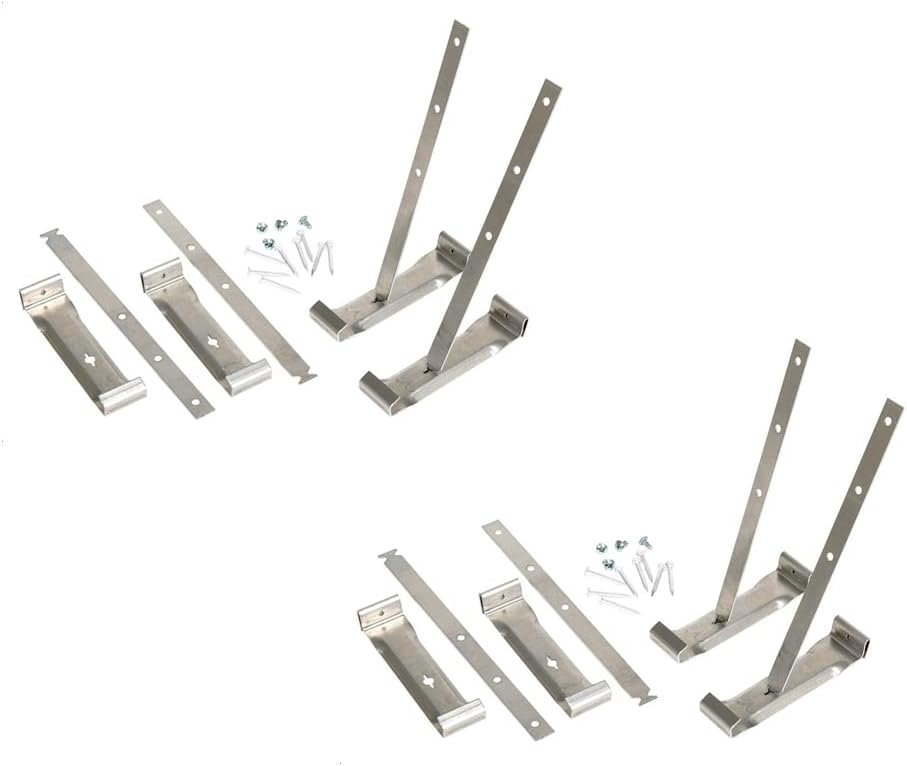 Amerimax Home Products 21030PK 5-Inch Aluminum Roof Hanger, 4-Pack, 2 ...