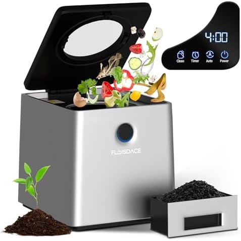 Amazon.com : Electric Kitchen Composter for Indoor: 2.5L Large Capacity ...
