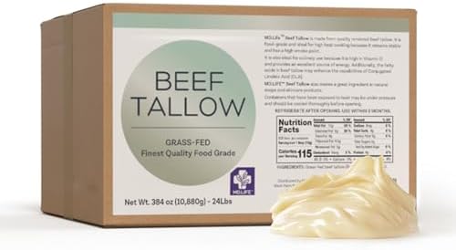 Amazon.com: MD. Life Bulk Beef Tallow for Cooking - Food Grade Grass ...