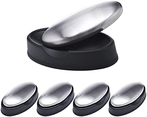 Amazon.com: 5 Packs Stainless Steel Soap Bar, Magic Metal Odor Remover ...