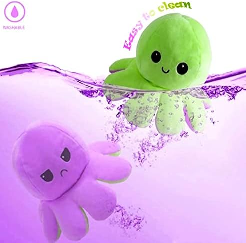 Octopus Reversible Plushie Plush XL 30cm, Big Size Reversible Flip ...