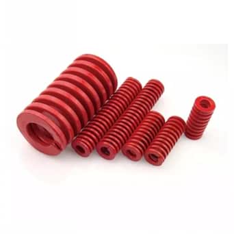 1Pcs Red Medium Load Mould Die Spring OD 8mm-40mm L 15mm-300mm ...