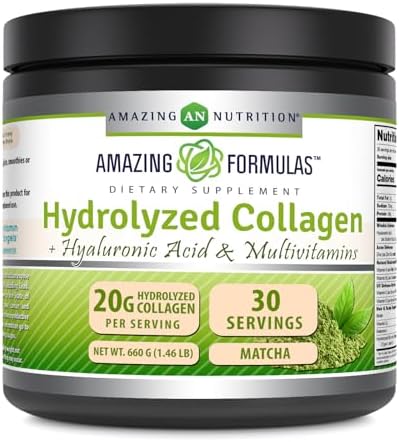 Amazon.com: Amazing Formulas Hydrolyzed Collagen with Hyaluronic Acid ...