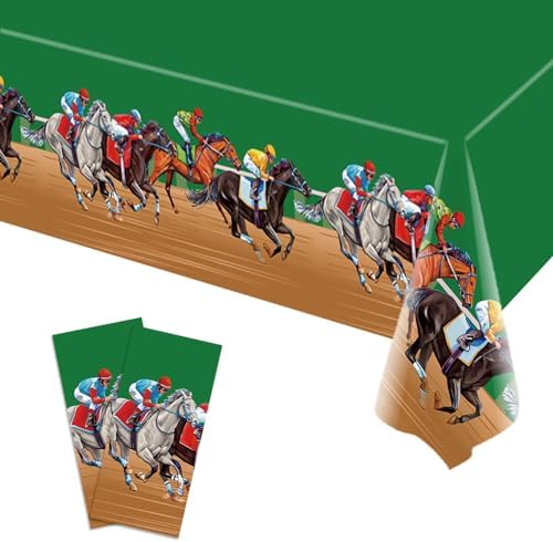 Amazon.com: Beistle Horse Racing Tablecover : Home & Kitchen