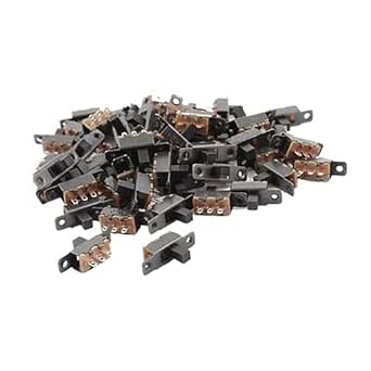 55 Pcs 3 Terminals PCB Mount 2 Position SPDT Horizontal Micro Mini ...