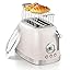 Amazon.com: Wiltal Beige Cute Retro Toaster 2 Slice with 1.58" Wide ...