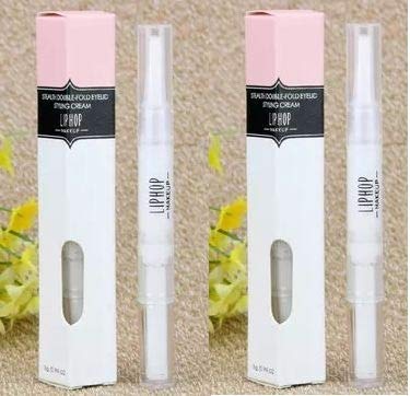 ASR Double Eyelid Gel Cream Double Head Eyelids Pen Invisible Eyelids ...