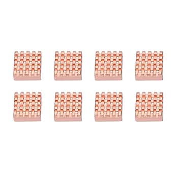 Amazon.com: 8PCS Pure Copper RAM Heat Sink Cooling Fin Heatsink ...