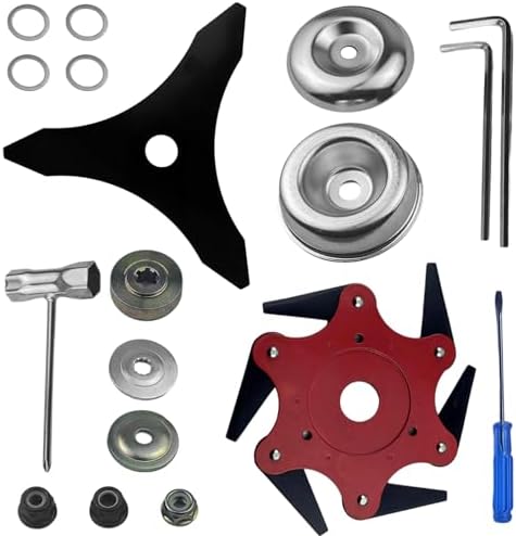 Amazon.com: Cokacot 2 Pcs 6 Steel Razors Trimmer Head Steel Trimmer ...