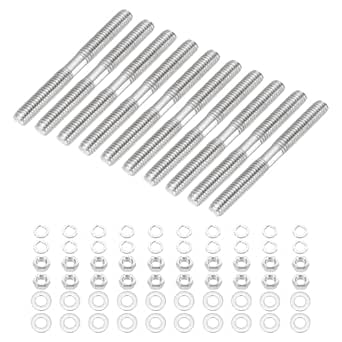 MECCANIXITY 10Set M3x30mm Double Ended Stud Screws, 304 Stainless Steel ...
