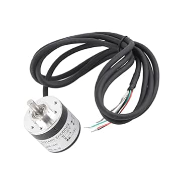 600P/R Encoder 5-24V AB 2-Phases Incremental Rotation Encoder 6mm Shaft ...