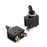 ・ブランド:Aexit・製造元:XDiscount・製造元/メーカー部品番号:t1711028450・製品名：トグルスイッチ、タイプ：SPST（ON / OFF）、ラッチ・位置：2、端子番号：2・電圧と電流：250V 4A、ネジ径：11mm...