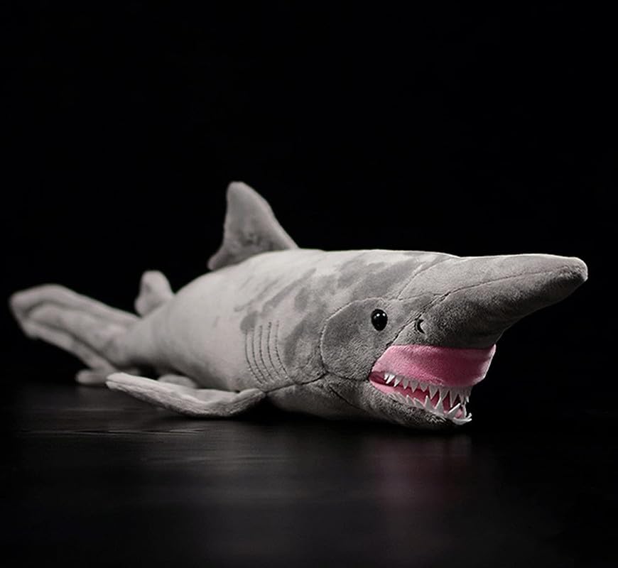 MAOWO Planet Simulation Goblin Shark Plush Toy – 26.5″ Long Lifelike ...