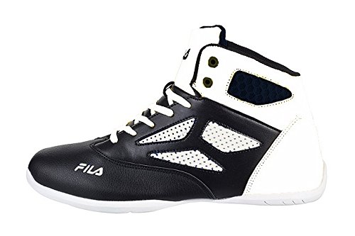 Buy Fila Men's Rim Loop Black and White Basketball Shoes -9 UK/India ...