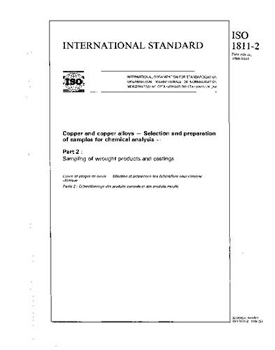 ISO 1811-2:1988, Copper and copper alloys - Selection and preparation ...