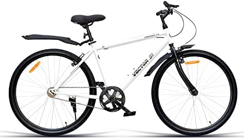 VECTOR 91 Athens 26T 21 Speed Hybrid Bike, 18.5 Inch Frame, Ideal For ...