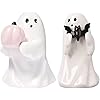 Amazon.com: enttgo Ceramic Ghost，Ghost Halloween Decor，Resin Ghost ...