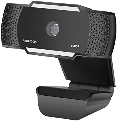 Amazon.com: Full HD Webcam 1080P with Microphone Auto-Focus HD Camera ...