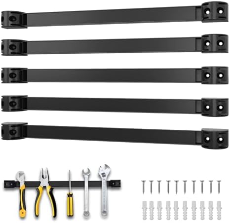 Amazon.com: SDLDEER 5 Pack Magnetic Tool Holder, Magnetic Strips Tool Magnet Bar PVC Coated for ...