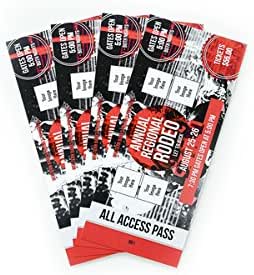 Amazon.com : Modern Rodeo VIP Pass - 300 : Office Products