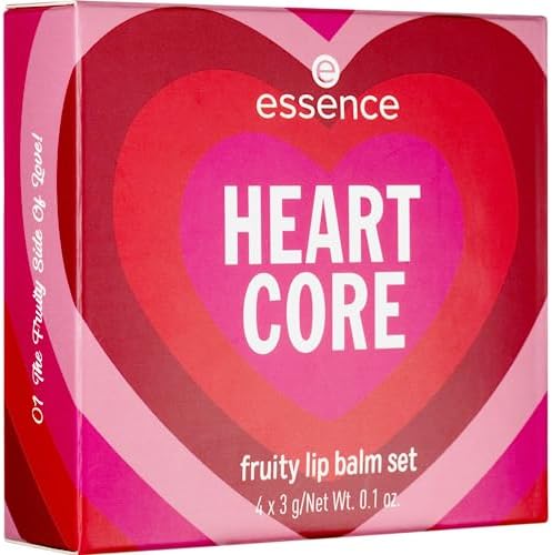 Amazon.com : essence | Heart Core Fruity Lip Balm Set | 4 Lip Balms for ...