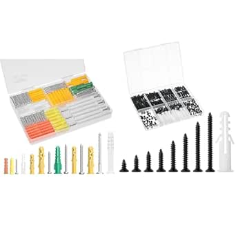 Mr. Pen- Wall Anchors and Wood Screws Assortment Kit: Amazon.com ...