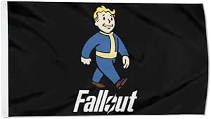 Amazon.com : Vault-Tec Fallout Flag Banner 3x5Feet Garden house Flags ...