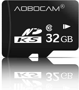 Amazon.com: AOBOCAM 32 GB SD Card, SD Card up to 100 MB/sec(R), SDHC ...