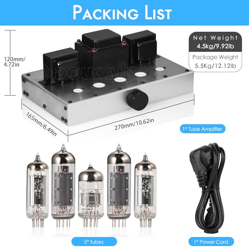 DIY EL84 Tube Amplifier Kit for Audiophiles and Home Studios