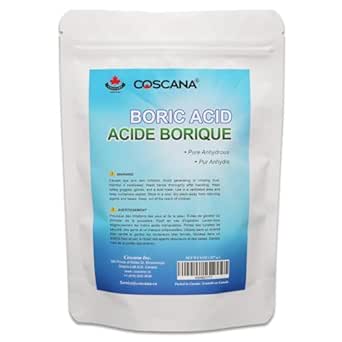 Boric Acid Powder 0.5 lb / 8 oz, | 99.9% Pure Industrial Grade ...