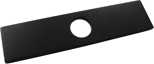 Biaungdo 10" Hole Cover Deck Plate, Matte Black Escutcheon Plate ...