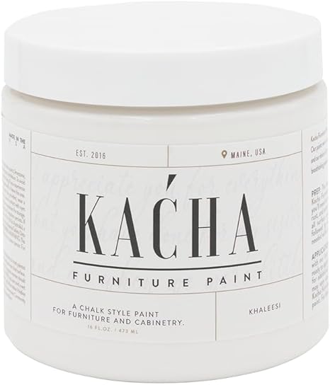 Amazon.com: Kacha Furniture Paint | White Chalk Style Paint for ...