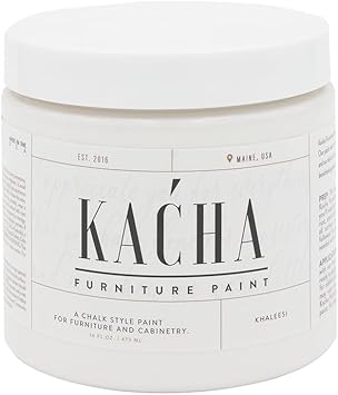 Amazon.com: Kacha Furniture Paint | White Chalk Style Paint for ...