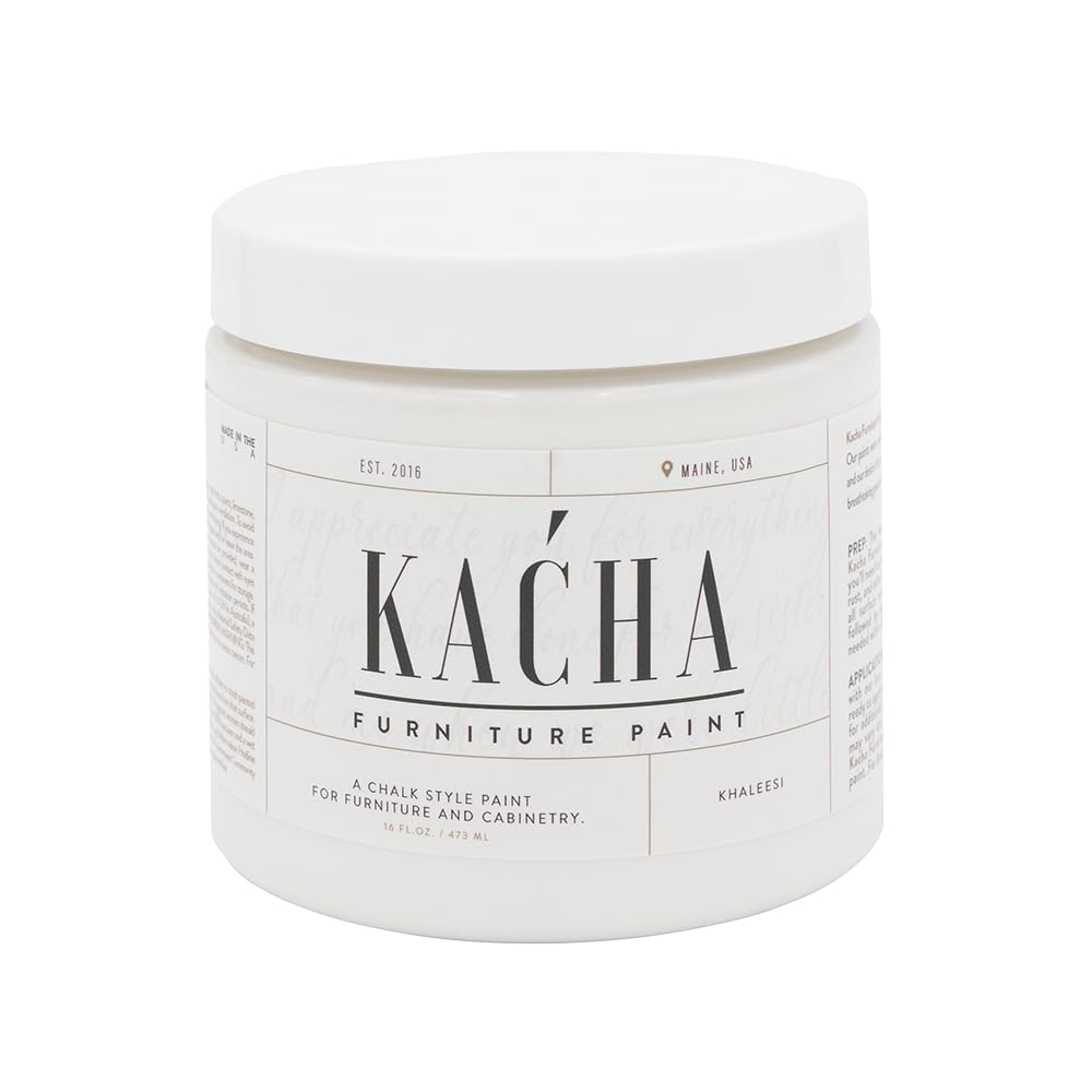 Amazon.com: Kacha Furniture Paint | White Chalk Style Paint for ...