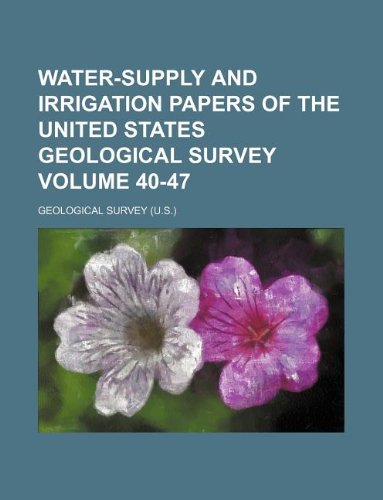 Water-Supply and Irrigation Papers of the United States Geological ...