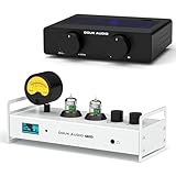 ・ブランド:Nobsound・真空管の豊かな響きと300Wの純粋なパワーを融合したハイエンドプリメインシステム： このバンドルは、P1 PLUS 真空管プリアンプの持つアナログ的な暖かみと多機能なデジタル入力処理を、A5 パワーアンプの超低...