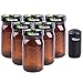 Amazon.com: Burp Lids 6 Pack 32oz Amber Jars Curing Kit With AUTO PUMP ...