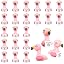 Amazon.com: Gejoy 25 Pcs Mini Rubber Flamingo Toys Positive Gifts Mini ...