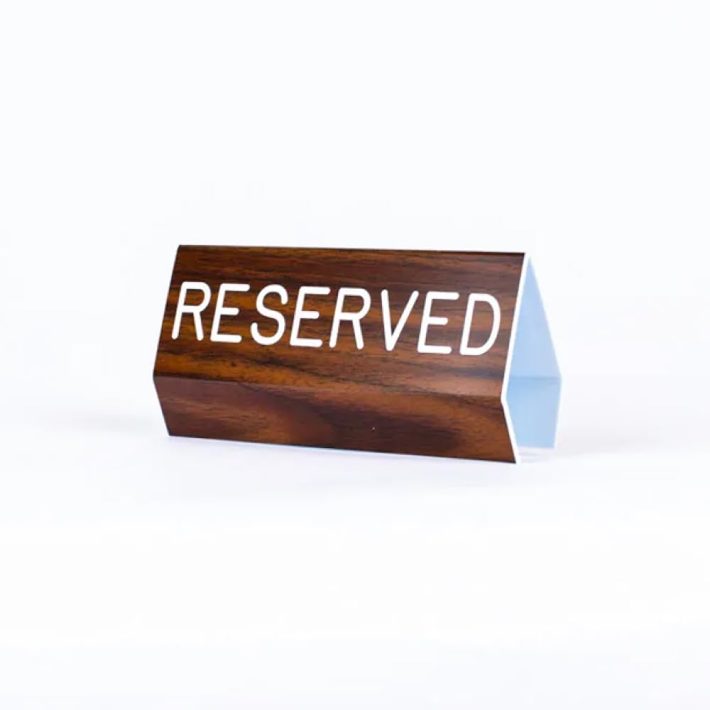 Amazon.com: Reserved | Church Pew Reserved Signs | Engraved Lettering 3 ...