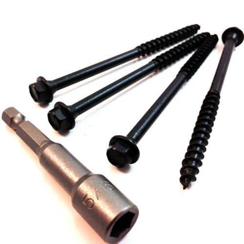 300mm Genuine TIMBERLOK Sleeper Fastener Landscape Screws - Free ...