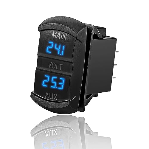 Snapklik.com : WeiSen LED Digital Dual Voltmeter Voltage Rocker Switch ...