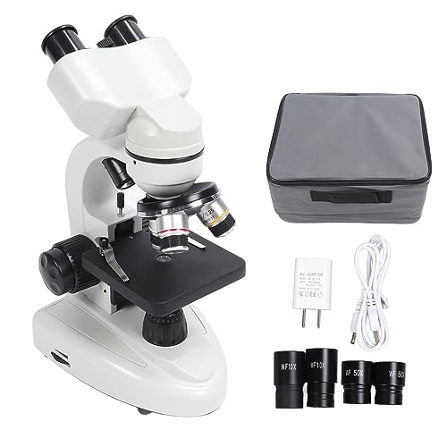 LiebeWH Microscopio Binocular de Rotación de 360° Microscopio ...