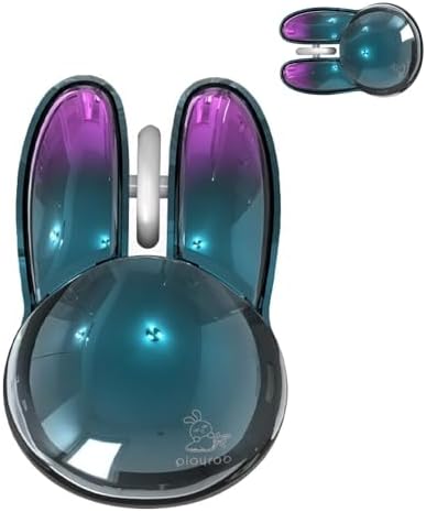 Amazon.com: Wireless Mouse Bluetooth Cute Bunny Shape Small Quiet USB ...