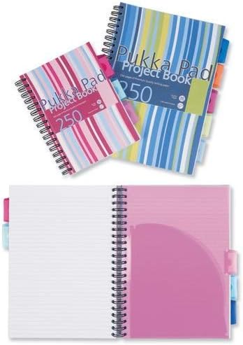 2 X A4 Project Book (Pack of 3) : Amazon.co.uk: Stationery & Office ...